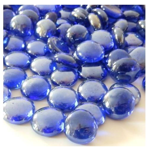 Decorative Round Glass Pebbles / Stones **Choice of Colours ...