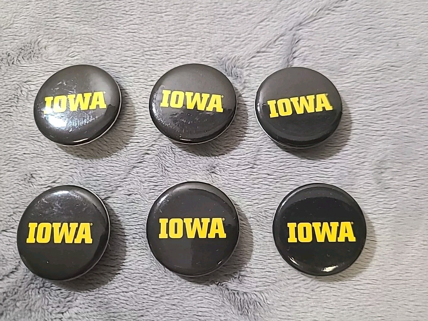 Iowa Hawkeyes Football Buttons Lot Of 6 | eBay