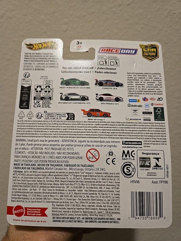 Hot Wheels Race Day Roxy Porsche 911 GT3 R Premium Chase 0/5 Case Fresh ...