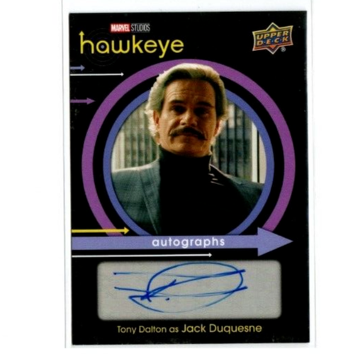 2023 Upper Deck Hawkeye Auto Autograph Card A-TD Tony Dalton as Jack ...