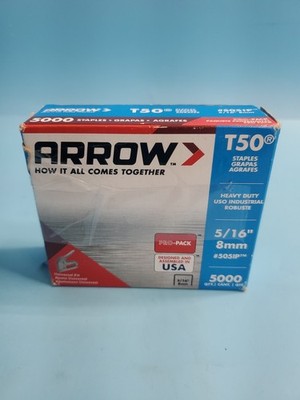 Arrow Genuine T50 Staples 5/16" Qty: 5000 (505) | eBay