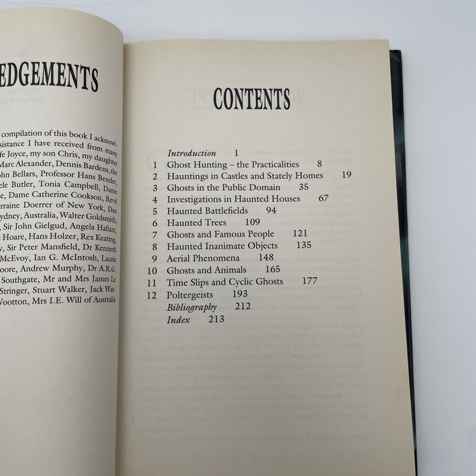 Peter Underwoods Guide to Ghosts & Haunted Places HB/DJ First Edition ...