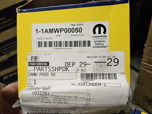 NEW MAGNETI MARELLI 1AMWP00050 WATER PUMP FITS 83-94 RANGER,MUSTANG ...