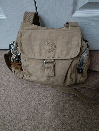 Kipling Small Fairfax Bag In Sand | eBay UK