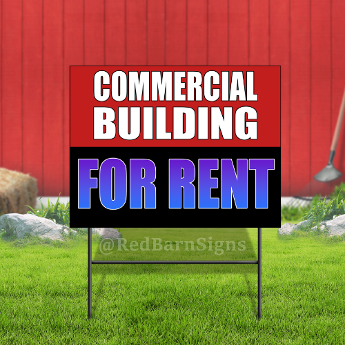 Commercial Building For Rent Indoor Outdoor Coroplast Yard Sign | eBay