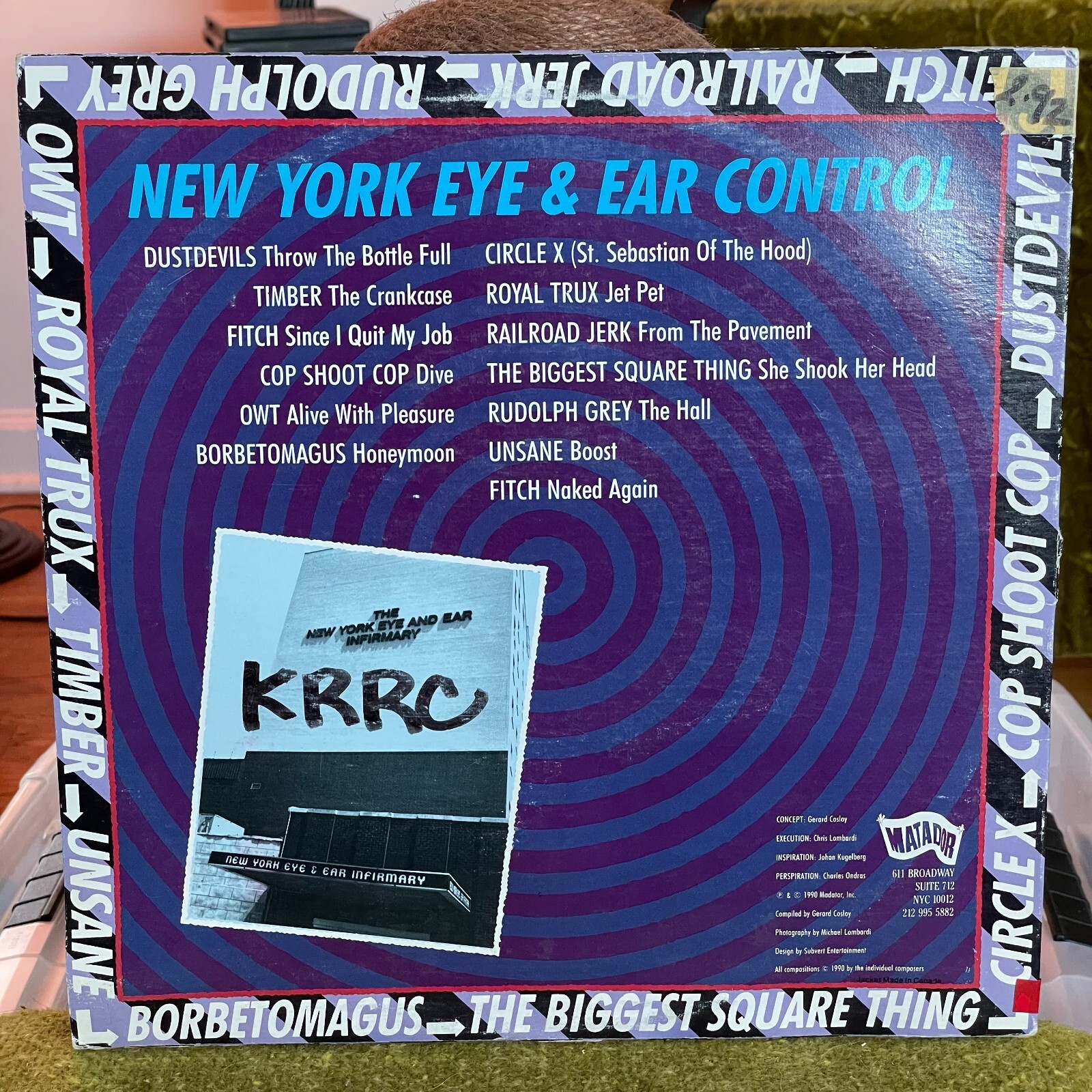V/A New York Eye And Ear Control LP - 1991 Matador Royal Trux ...