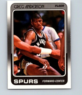 1988-89 FLEER BASKETBALL #101 GREG ANDERSON NRMT/MT JQ | eBay