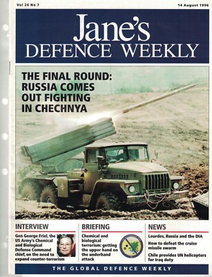 JDW - Jane's Defence Weekly Magazine (14 AUGUST 1996) | eBay