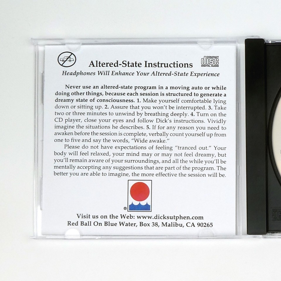 HIGHER SELF Control Center Self Hypnosis Guided Meditation Dick Sutphen ...