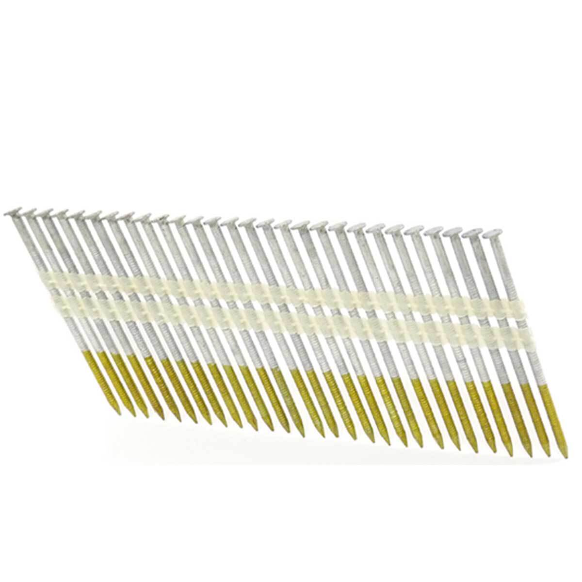 3-1/2" x .131 RING A153-D HDG STRIP NAILS 21-DEG PLASTIC 4,000ct ...