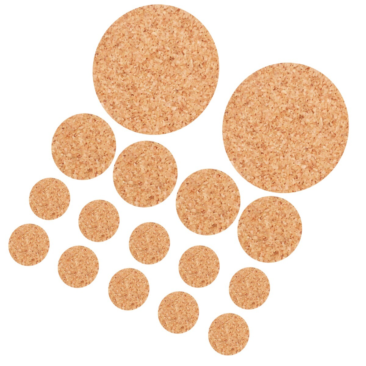 140x Sticky CORK PADS Small-Large Self | Grelly UK
