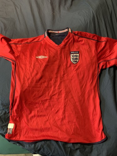 England 2004 Away Reversible Kit XL Euros Ready | eBay UK