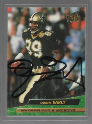 1992 Fleer Ultra Quinn Early #260 New Orleans Saints Signed Autographed ...