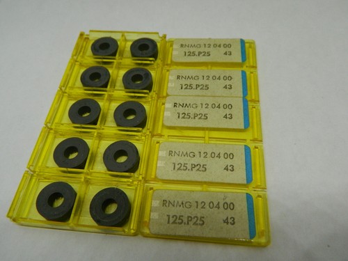 10 x Wendeplatten Sandvik RNMG 120400 125 P25 43 Carbide Inserts ...