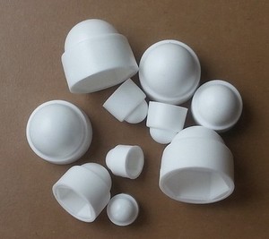Hexagon Plastic Dome Bolt Nut Cover Caps / White | eBay