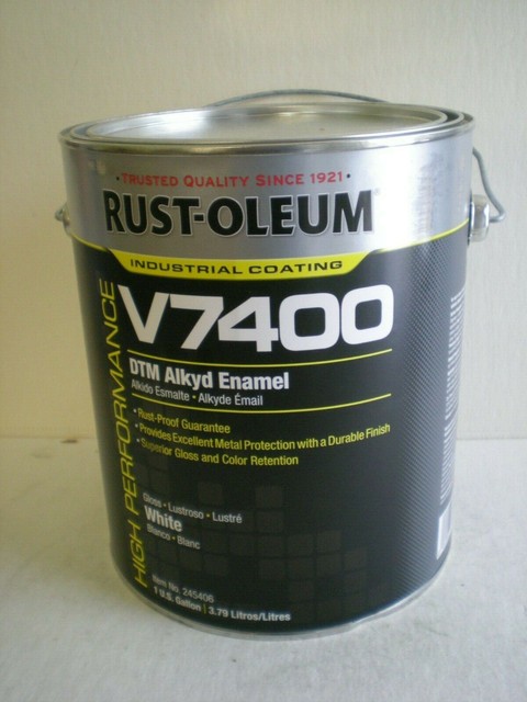 Rust-Oleum V7400 Series 340 VOC DTM Alkyd Enamel High Gloss White for ...