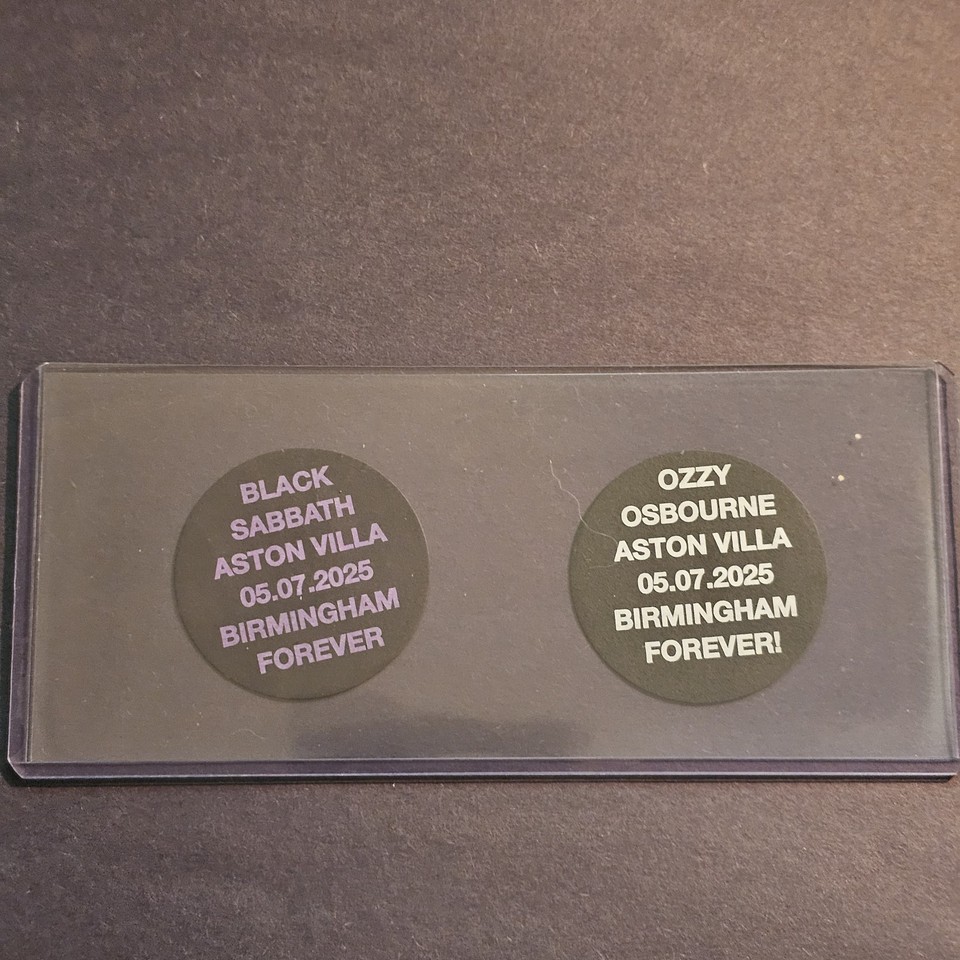 BLACK SABBATH OZZY OSBOURNE BACK TO THE BEGINNING CONCERT CONFETTI ...