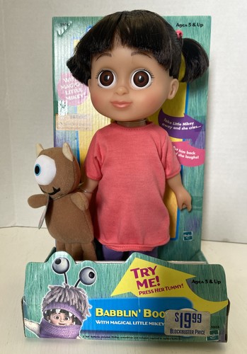Disney Pixar Monsters Inc. Talking Babblin’ Boo Doll & Magical Mikey ...