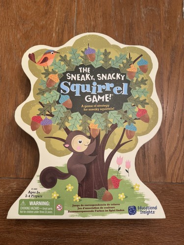 The Sneaky, Snacky Squirrel Game Ages 3+ 2-4 Players by Educational ...