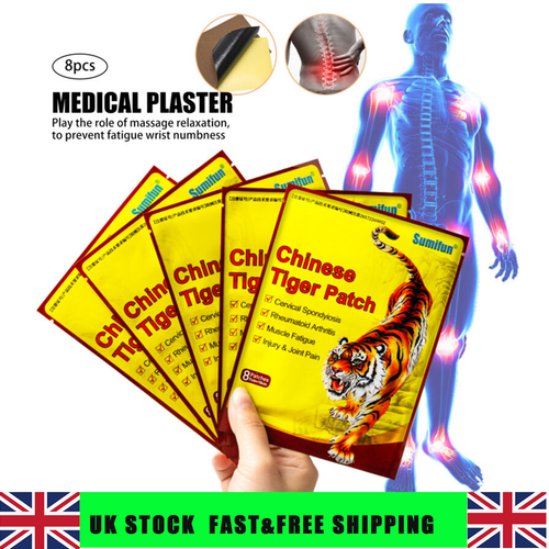 Pain Relief Patches DEEP HEAT PLASTERS Pads Muscle Back Aches Herbal ...