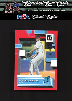 2022 Donruss 52 Edward Cabrera Red Rated Rookie /2022 | eBay