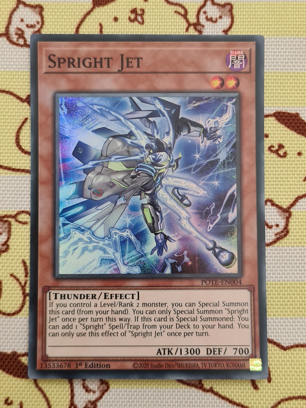 Yu-Gi-Oh! TCG Spright Jet Power of the Elements POTE-EN004 1st Edition ...