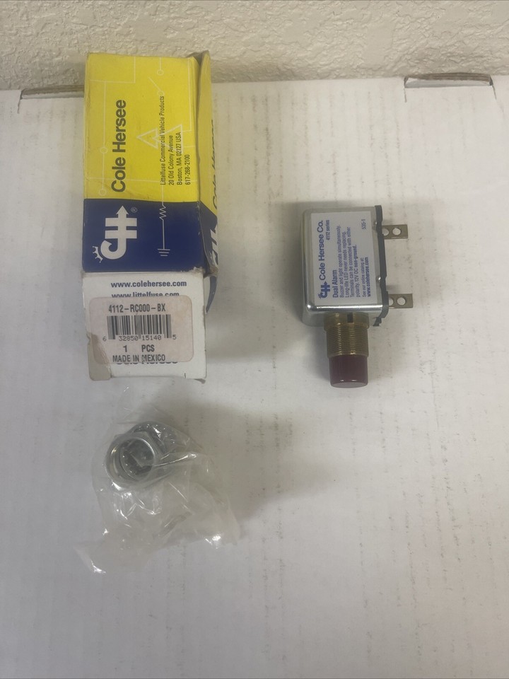 Cole Hersee 4112-RC000-BX Dual alarm Buzzer/Led simultaneously | eBay