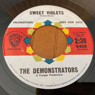 SWEET VIOLETS PROMO DEMONSTRATORS VINYL 45 RECORD 7" WHITE LABEL PLAY ...