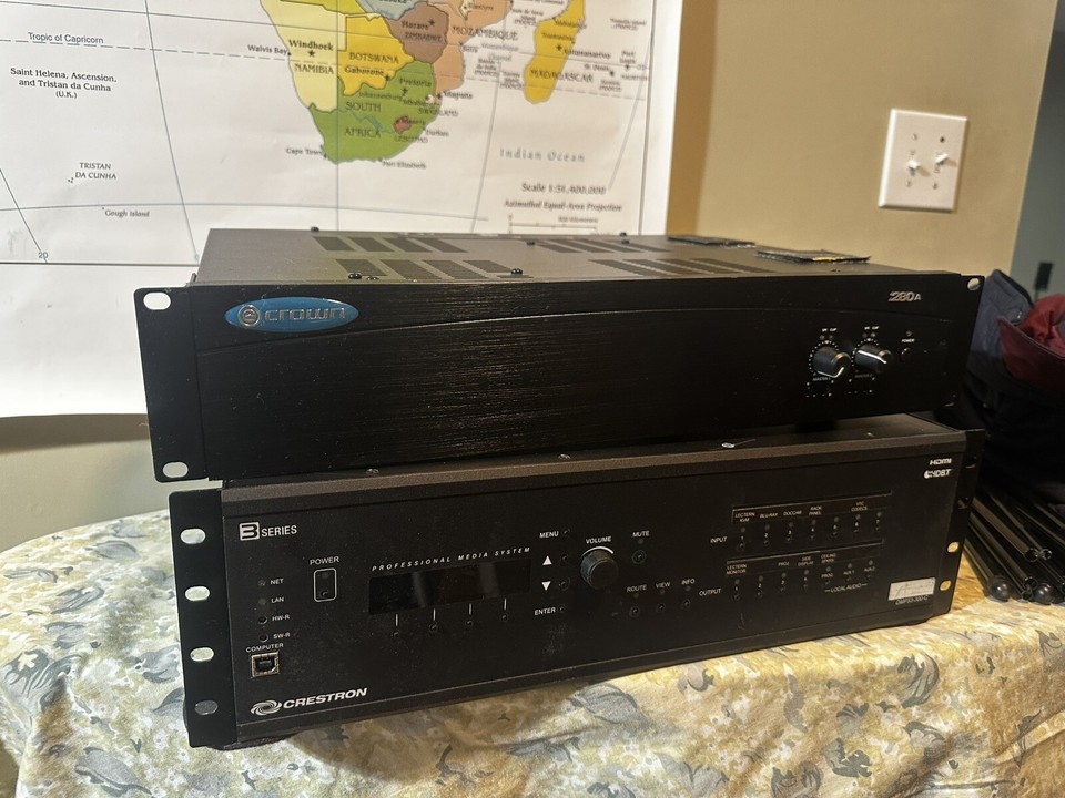 Crestron DMPS-300-C 3Series &Crown 280A - 2 Channel Stereo Integrated ...