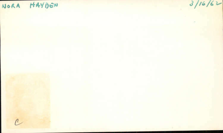 Nora Hayden D.2013 Actress Signed 3" x 5" Index Card | eBay