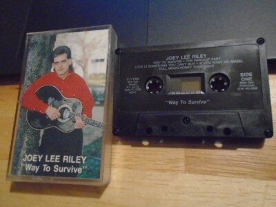 MEGA RARE OOP Joey Lee Riley CASSETTE TAPE Way To Survive 92 country ...