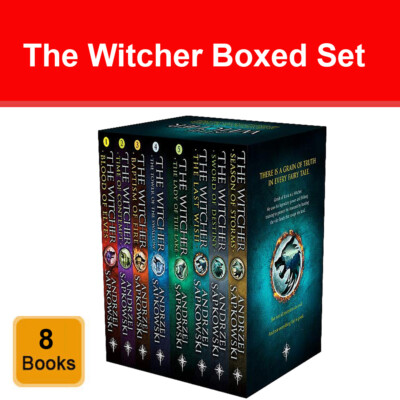 The Witcher Series Collection 8 Books Boxed Set by Andrzej Sapkowski ...