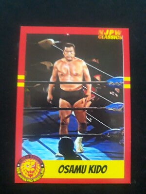CUSTOM NJPW New Japan Pro Wrestling Trading Card 2021 Osamu Kido #90 | eBay
