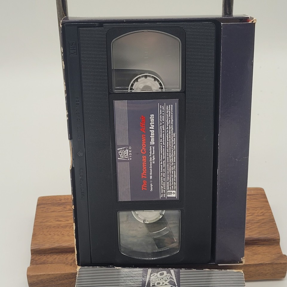 Rare Wide Big Box Thomas Crown Affair VHS Steve McQueen Faye Dunaway | eBay
