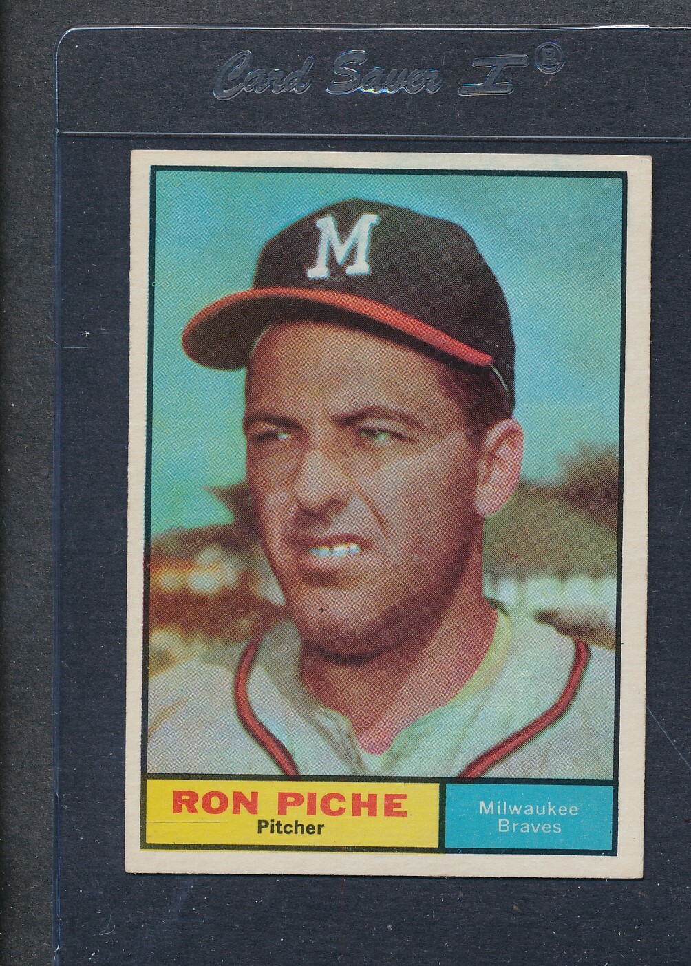 1961 Topps #061 Ron Piche Braves EX/MT *8316 | eBay