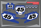 2019 2020 2021 2022 YAMAHA YZ 250F GRAPHICS YZ250F 250 F DECALS ...