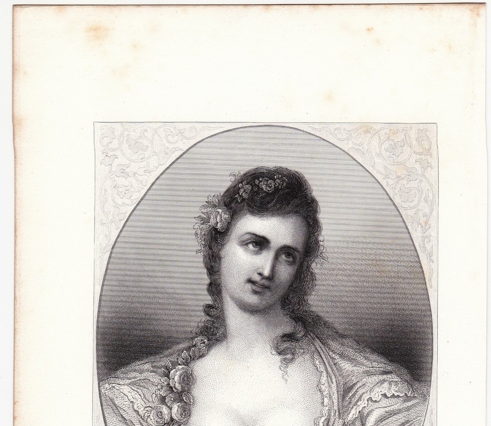 Portrait XIXe Sophie Arnould Cantatrice Chanteuse Soprano Opéra | eBay