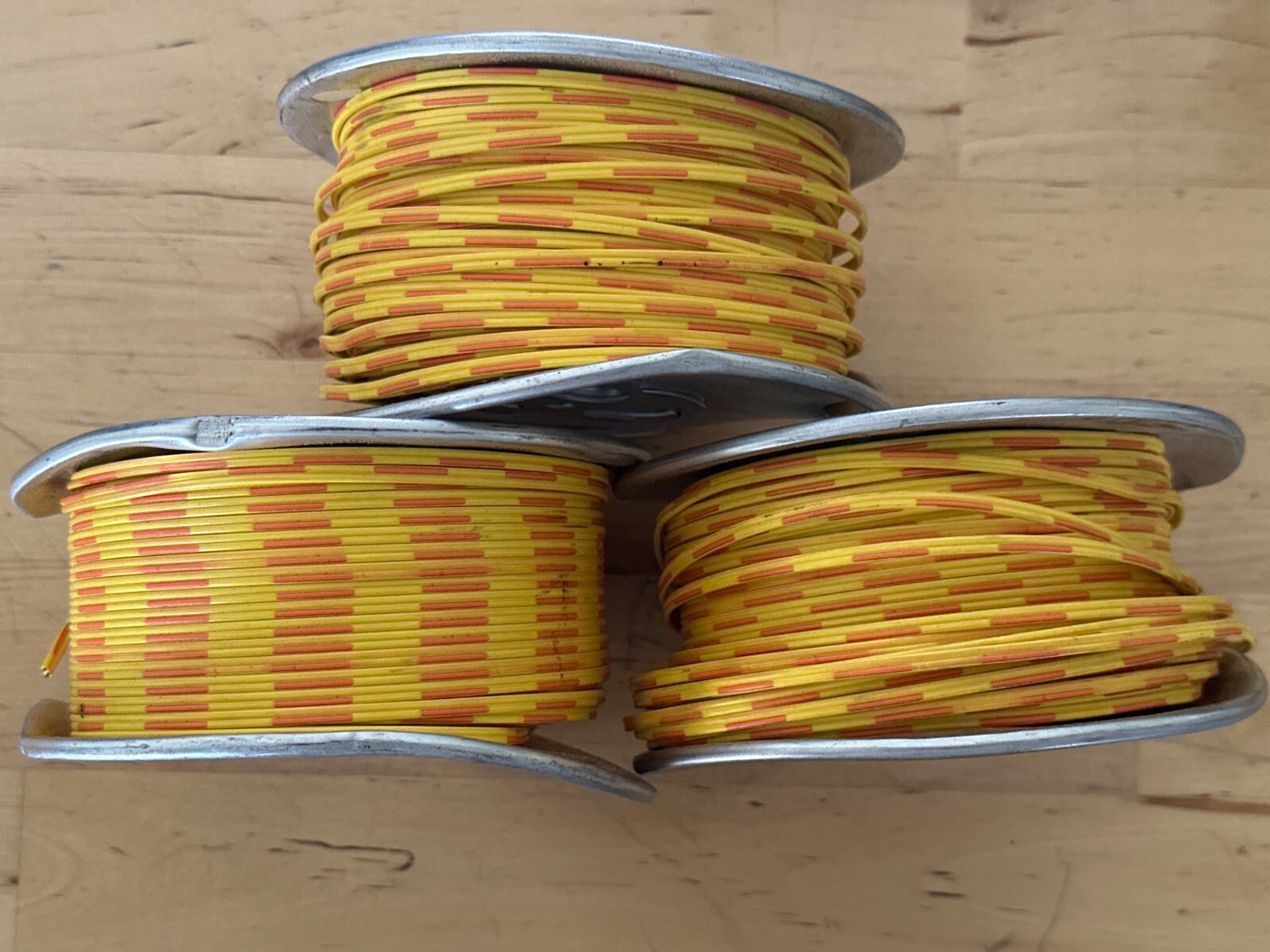 225 Meters of DECA CABLES 7602 Blasting Wire 20/2C Yellow Orange | eBay