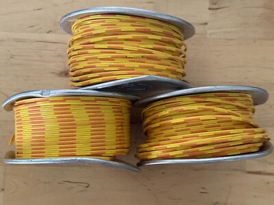 225 Meters of DECA CABLES 7602 Blasting Wire 20/2C Yellow Orange | eBay