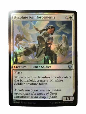 MTG DMU: Resolute Reinforcements (Creature Human Soldier) Regular ...