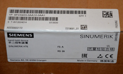 SIEMENS 6FC5403-0AA10-0AA1 Handheld HT6 Sinumerik FS: A NEU OVP ...
