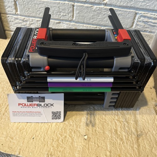 PowerBlock Elite Exp Adjustable Dumbbell, Single Dumbell 5-50lbs, AS-IS ...