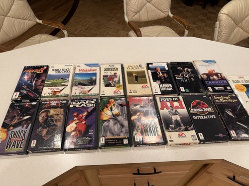 Lot Of 17 Panasonic 3DO Games Road Rash, Shock Wave, Wing Commander 3 And More | eBay