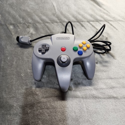 OEM Official Nintendo 64 Controller - N64, Gray, Tested & Working NUS ...