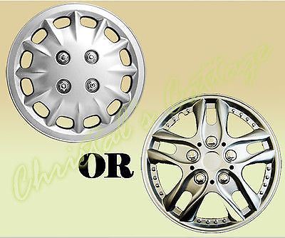 4 UNIVERSAL FIT 15" INCH CAR WHEEL TRIMS COVERS REPLACEMENT R15 HUB ...