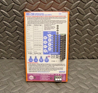 Douglas Lighting Controls WNS-2308 LightPoint System Networking Node 8 ...