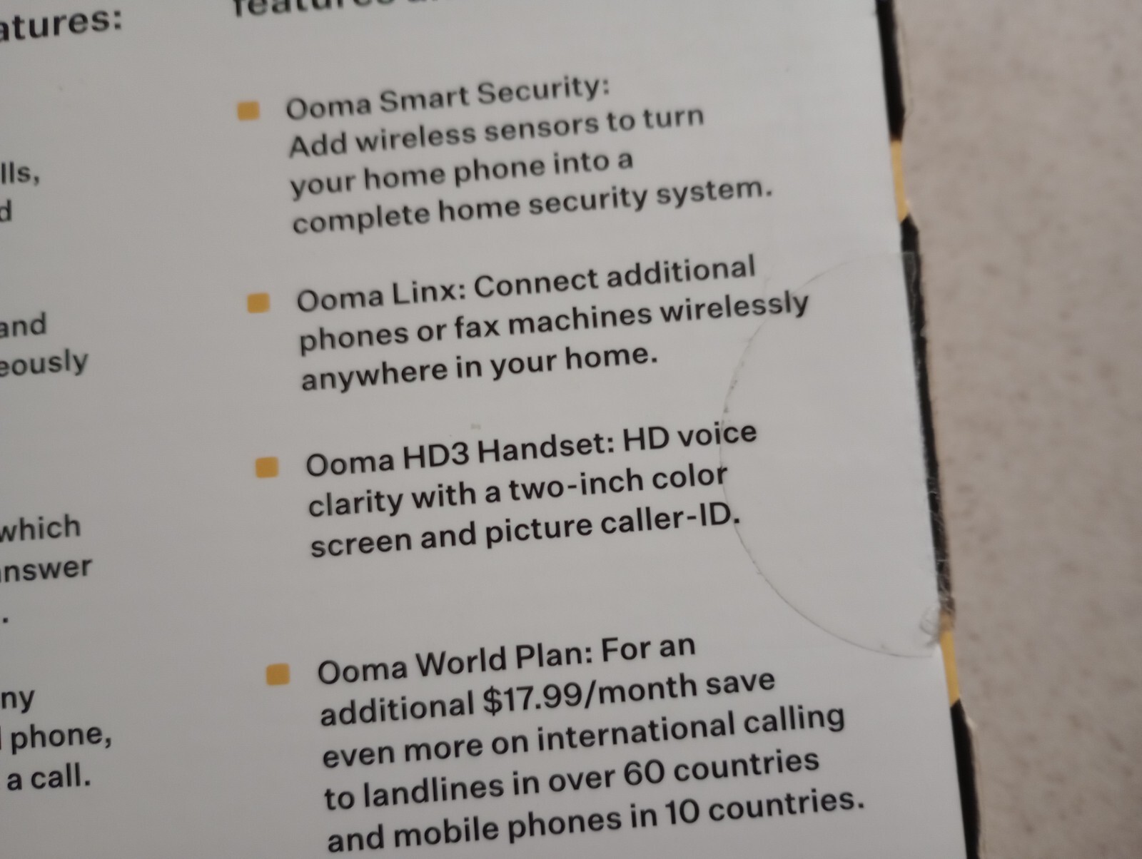 Ooma Phone Genie - Home Phone Service No Contract Advanced Calling ...