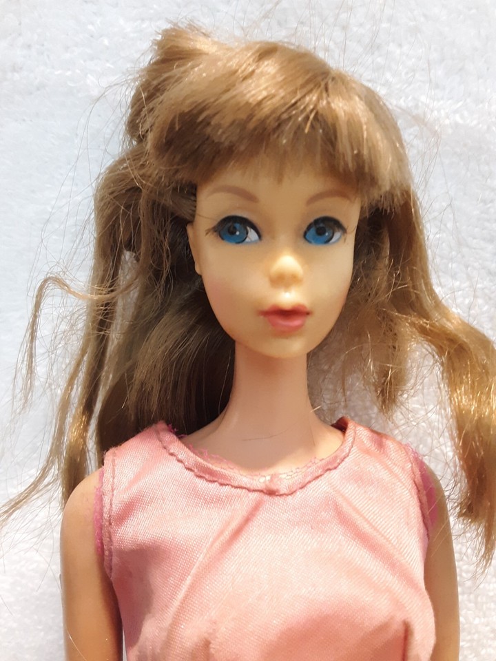 1966 BARBIE TWIST & TURN DARK BLONDE ROOTED LASHES 3 CLICKS | eBay