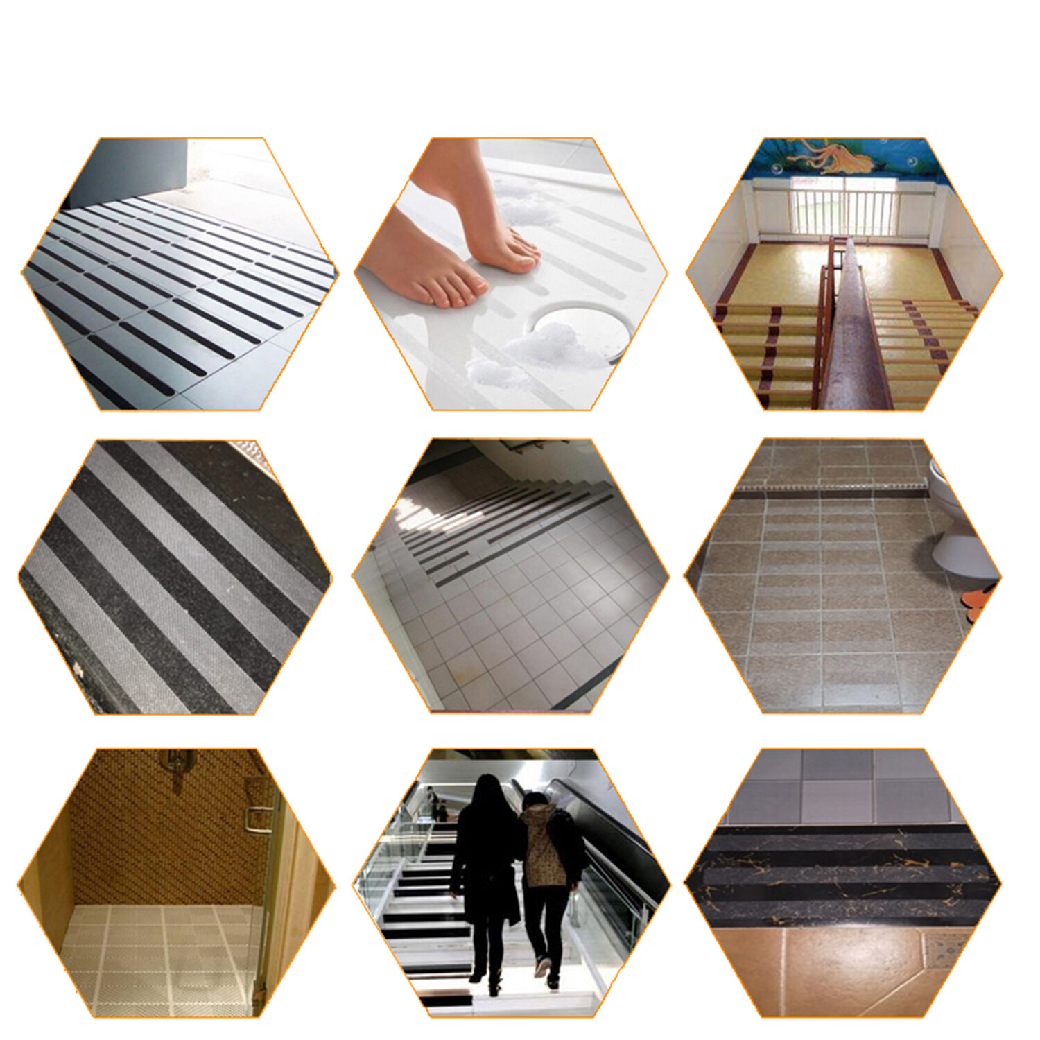 Slip Grip Tape Traction Tapes Adhesive Grip for Indoor Ladder H9R0 ...