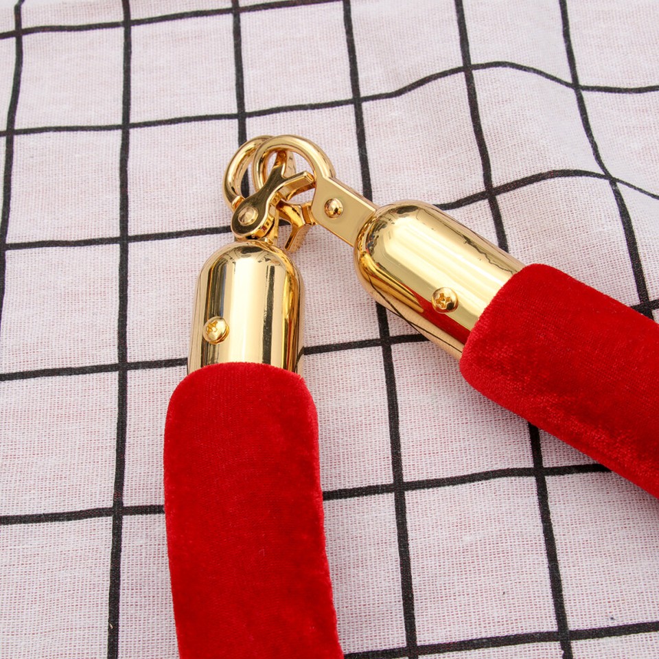 Red Rope Chain Link Fence Barrier Comfortable Men and Women | eBay
